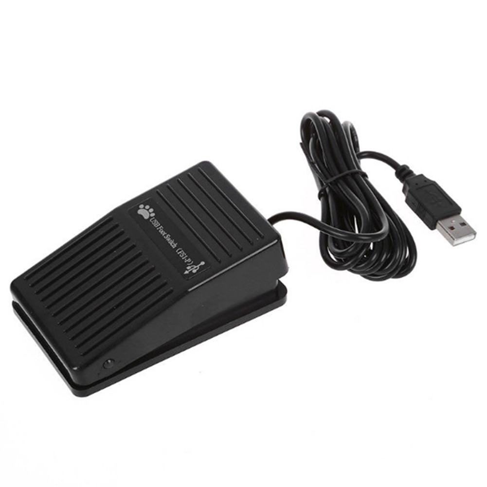 Foot Controllers Pedal Switch with 2M Cable Black for Keyboard Mouse PC ...
