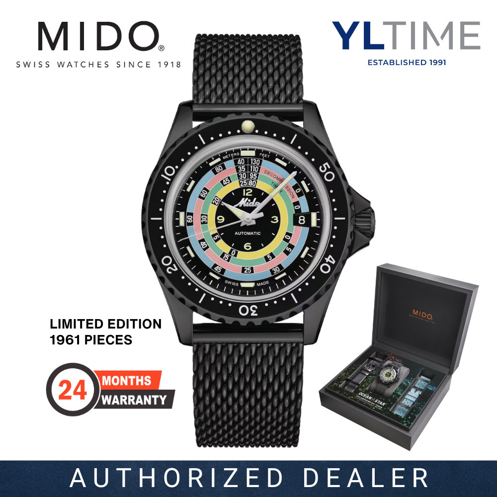 Mido Gent M0268073305100 Ocean Star Decompression Timer 1961 Limited ...