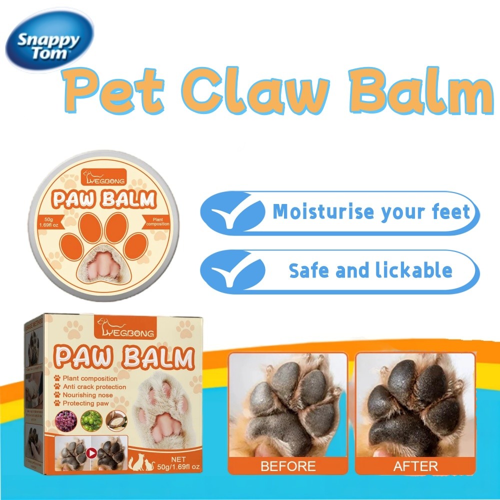 Pet Paw Balm Organic Paw Care Paw Balm Cracked Paws Clean Foot For Dogs ...