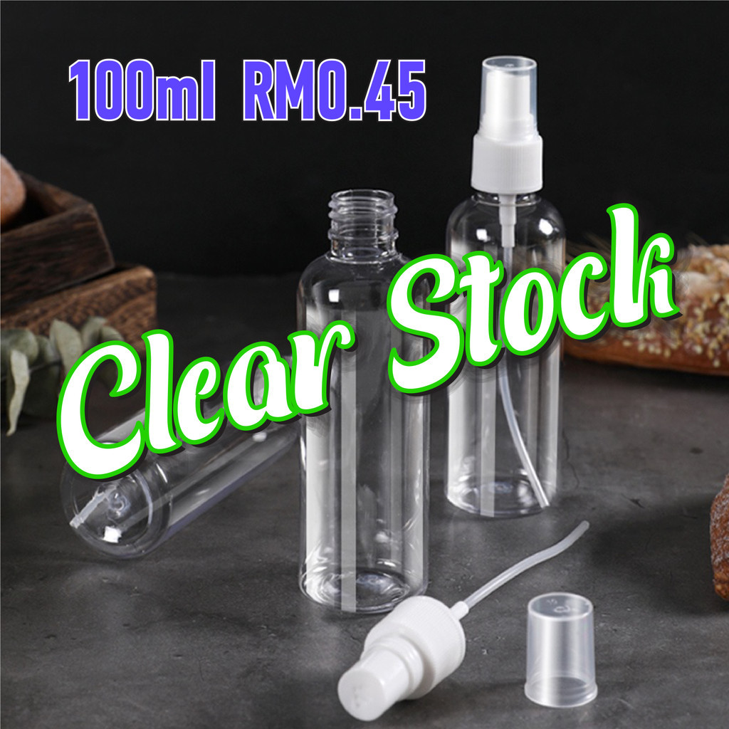 Botol Semburan/Tekan Kosong Bekas Plastik Lutsinar Sanitizer Sanitizer ...