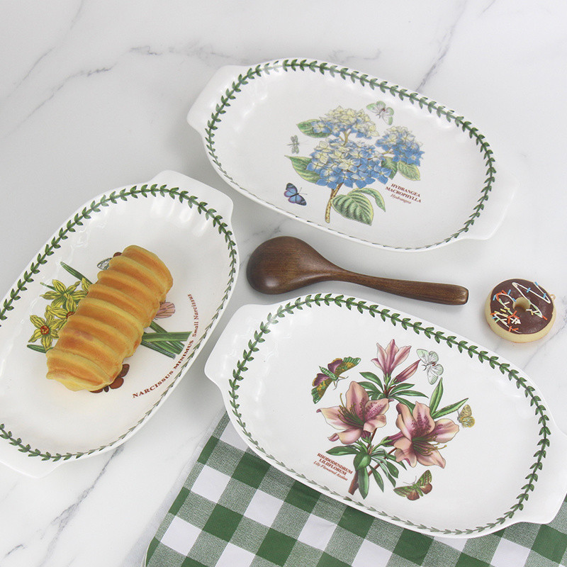 Potter Beauty Lin Plus Size Rectangular Double Ear Fish Plate Anti ...