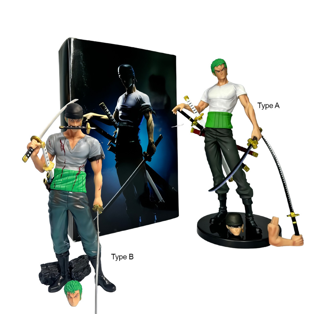 Roronoa Zoro Standing One Piece Action Figure PVC | Shopee Malaysia