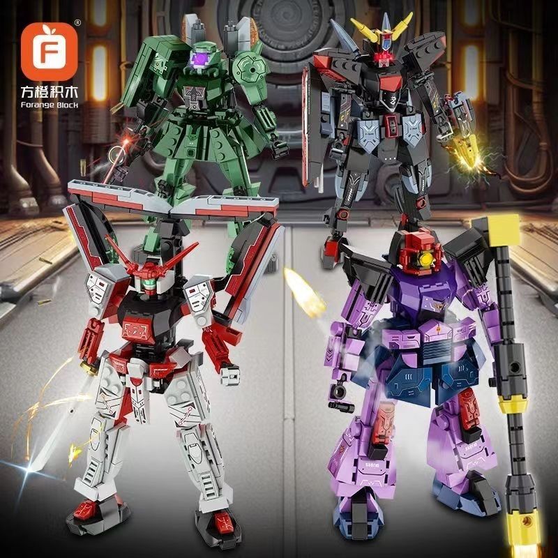 Transforming Robot High-Energy Mecha Toys Children Assembling Building ...