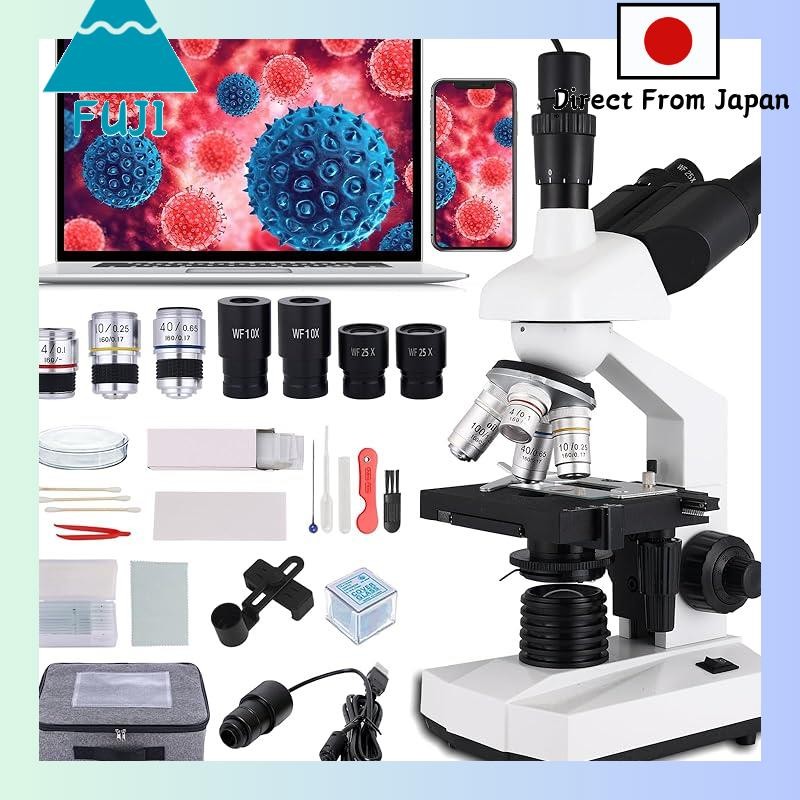 Misoterm, microscope, trinocular, 40-5000x, magnification, adult ...