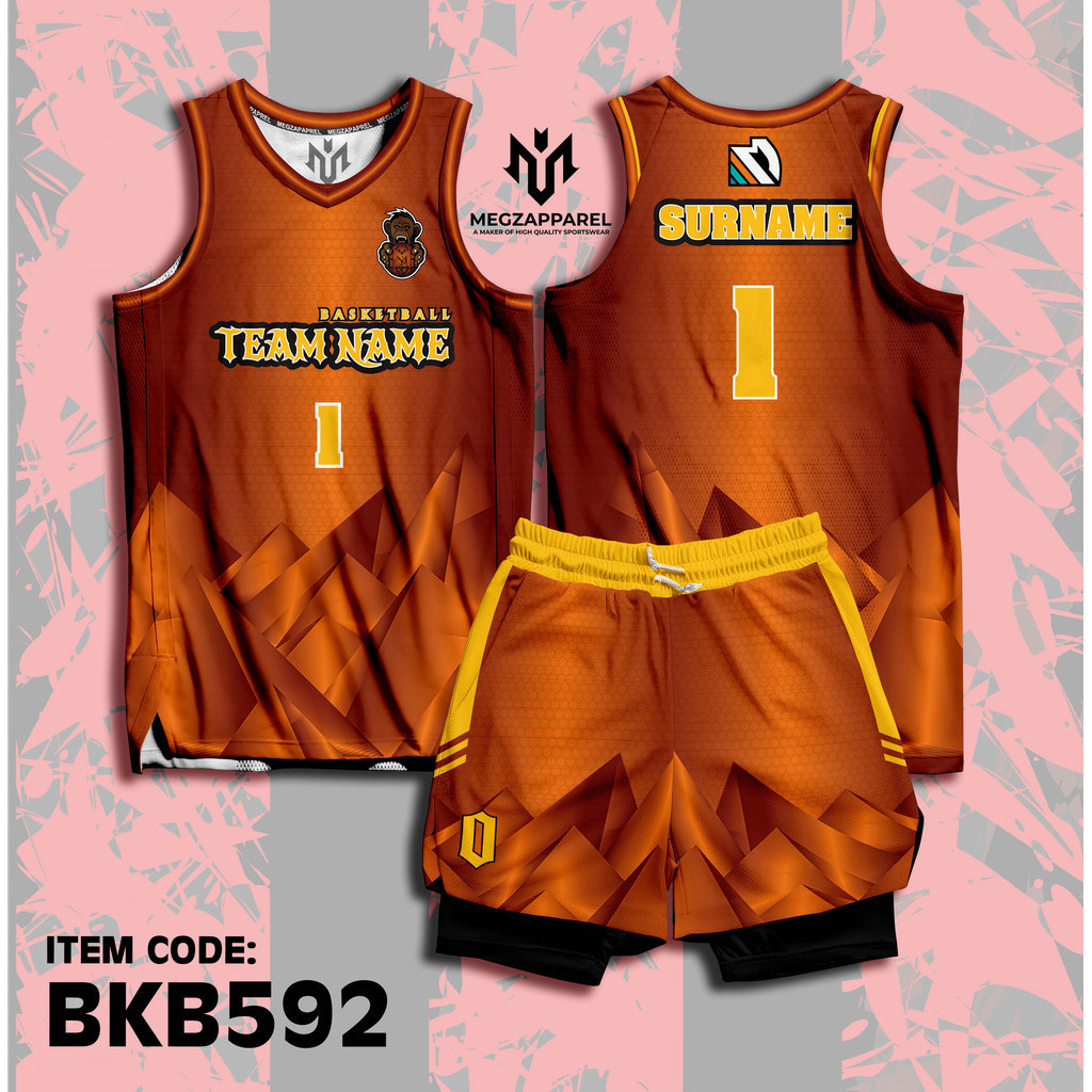 MEGZ Free Customized Team Name Surname and Number Basketball Jersey ...