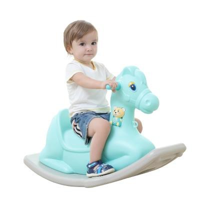 Children Rocking Horse Trojan Plastic Baby Thickening Toys Music ...
