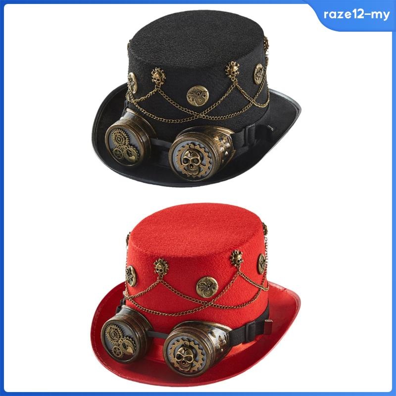 [RazecaMY] Steam Hat, Fashion Headwear for Club Cosplay, Rave ...