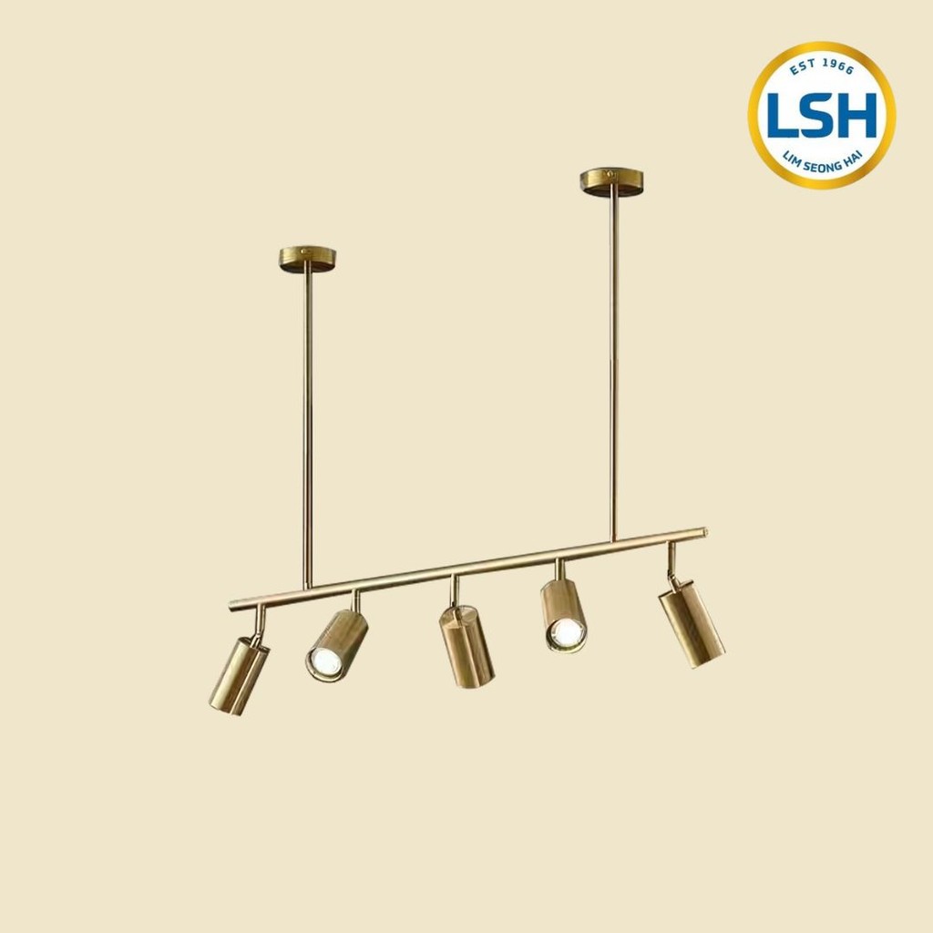 Modern 3 Head LED Track Hanging Style Gold Ceiling Light IM-C24548 ...
