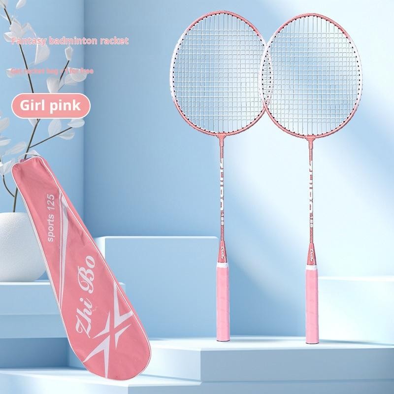 2pcs Badminton racket couple alloy split racket training student ...
