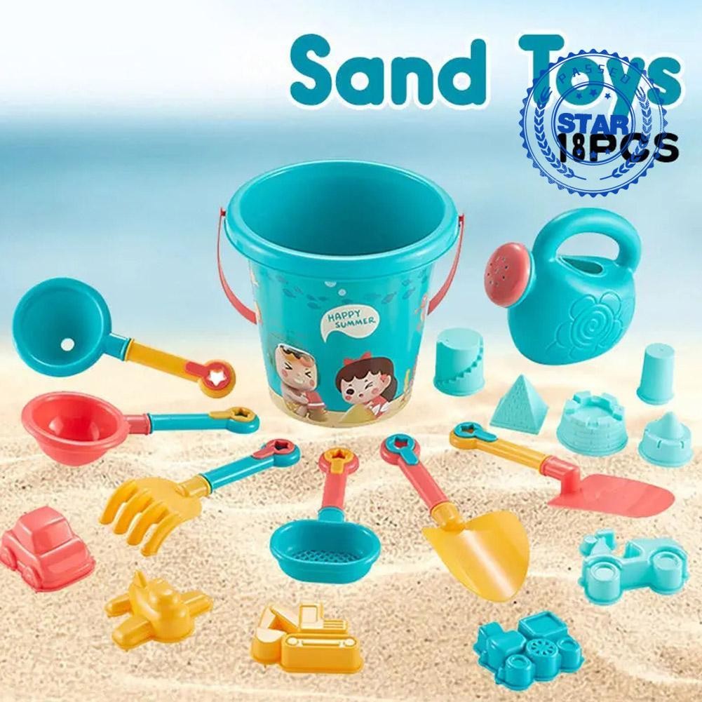 Beach Sand Toy Water Play Tools Sand Castle Building Kit Shovels Toy ...