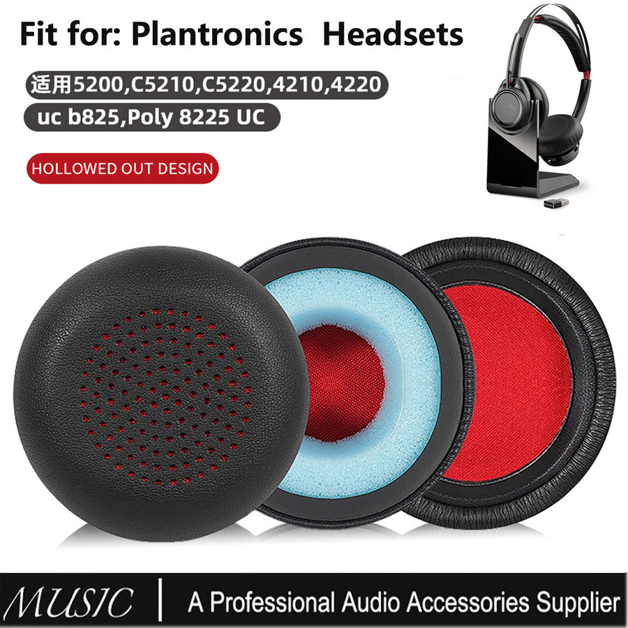 Replacement Earpads Cover for Plantronics Voyager Focus B825/1&2 UC ...