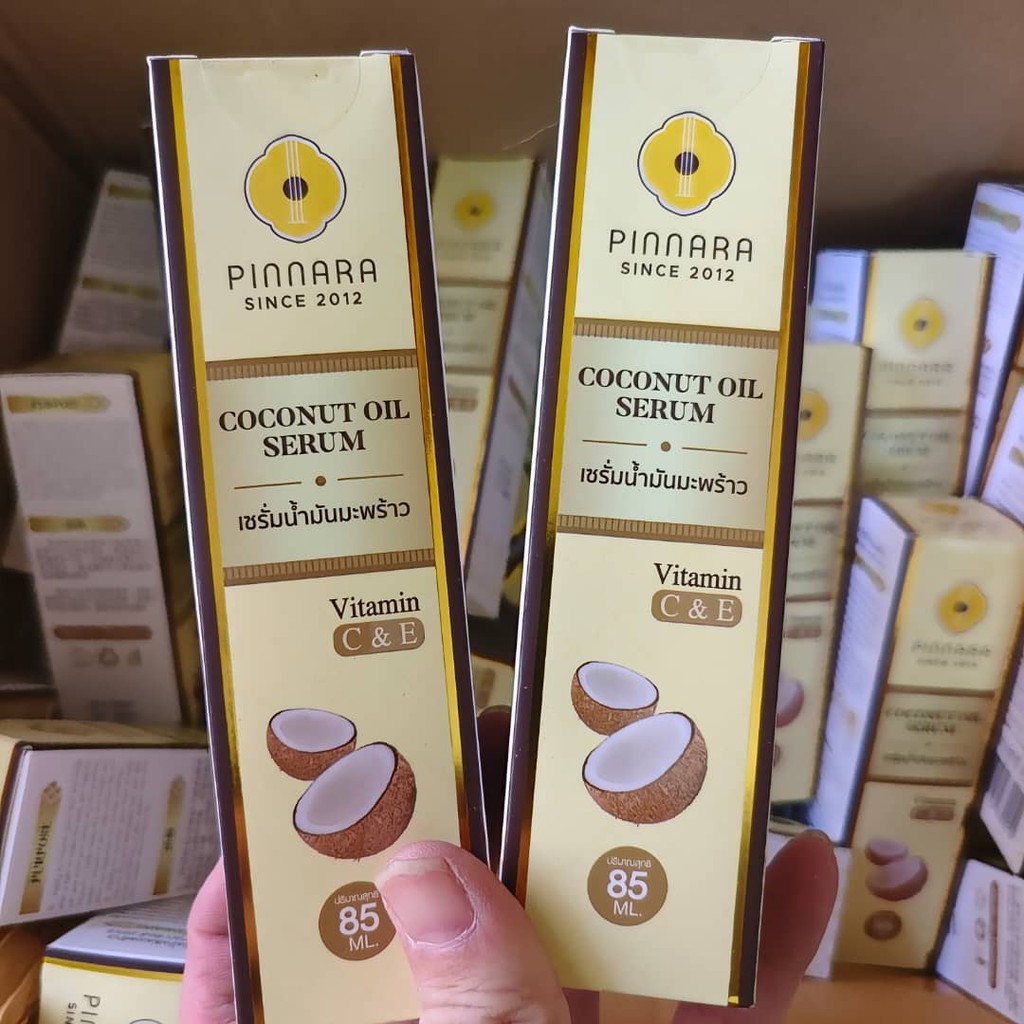 Thailand Import 85ml Pinnara Coconut Oil Serum Essential Oil With ...