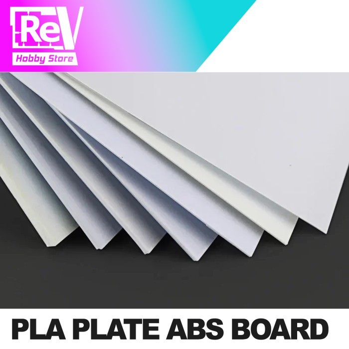 Pla PLATE PLAPLATE WHITE BOARD 200 X 250 MM SCRATCH BUILD MODEL KIT ...