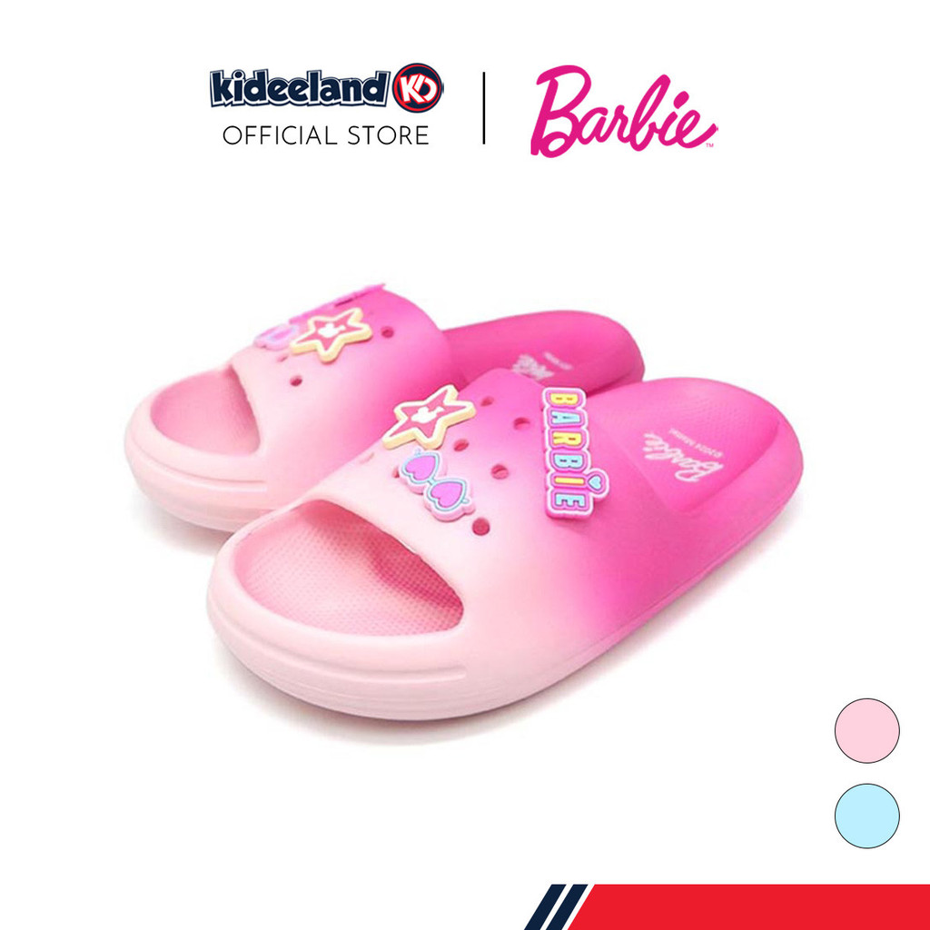 Barbie Slide Sandals (BB2057) - Kideeland | Shopee Malaysia