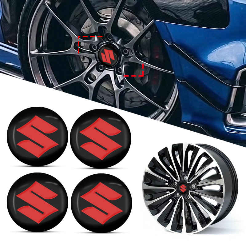 4Pcs 56mm Car Wheel Center Hub Cap Badge Emblem Decal Wheel Sticker For ...