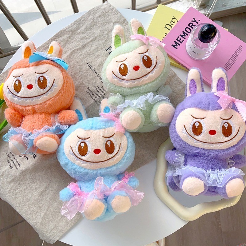 Labubu The Monsters Doll Plush Labubu Pillow Toys Girl Sleeping ...