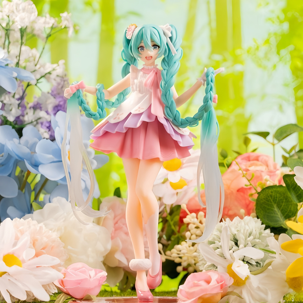 Miku Hatsune Miku Hand-Made Sakura Hatsune Long Hair Braids Fairy Tale ...
