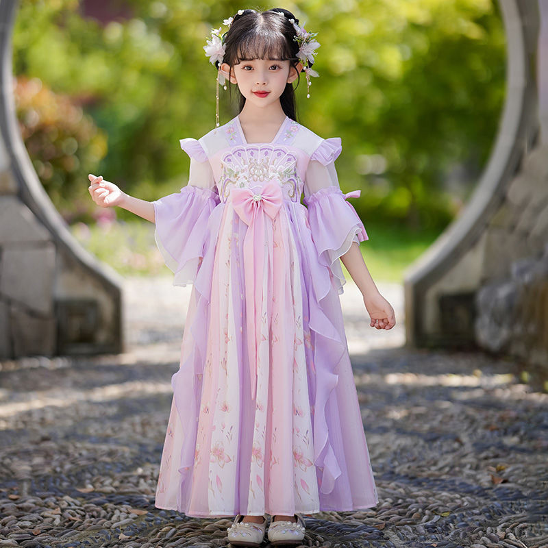 Girls Hanfu Xia Xin China 2025 Girls Middle Big Children Tang Suit ...