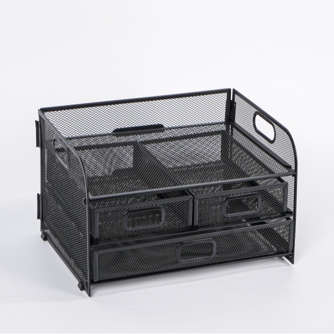 Amazon Detachable Three-Layer Desktop File Rack File Data Drawer Type ...
