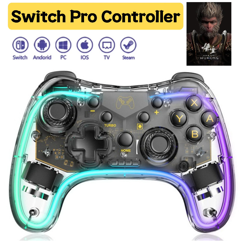 Switch Controller,Wireless Switch Pro Controller Compatible with Nintendo Switch/Switch lite ...