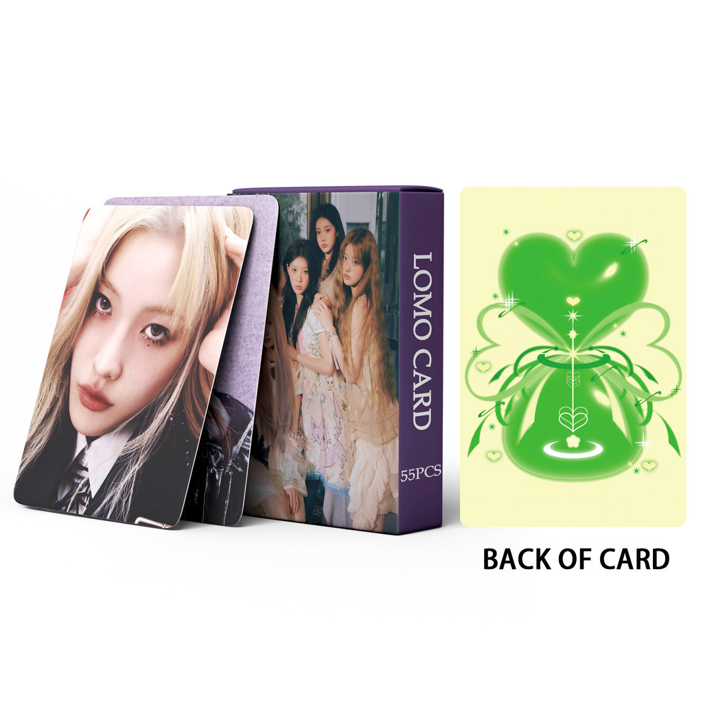 55pcs/box ILLIT Lomo Cards I’LL LIKE YOU Magnetic Photocards SUPER REAL ...