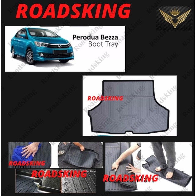 PERODUA BEZZA REAR CARGO BOOT TRAY CAR ACCESSORIES HIGH QUANLITY ...