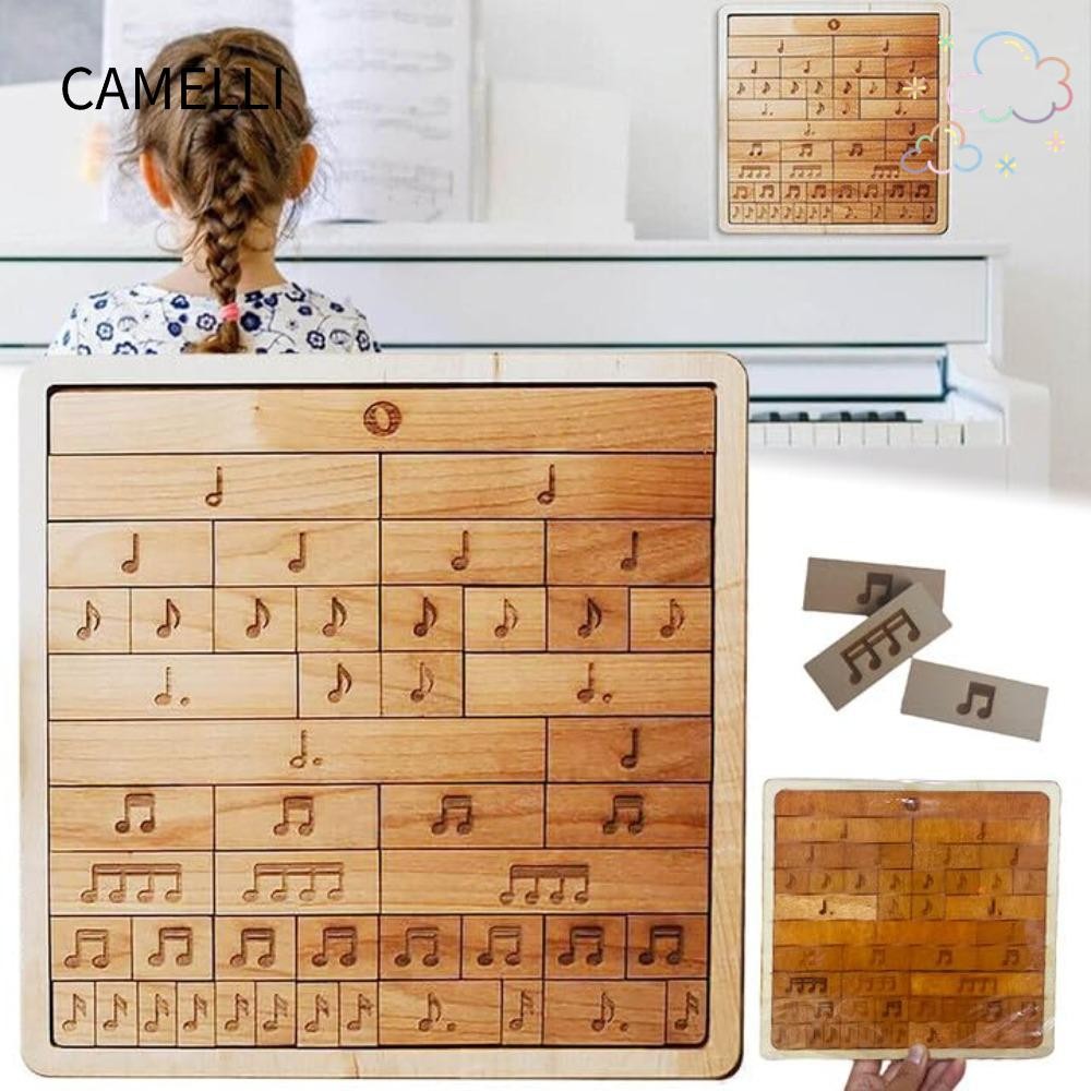 CAMELLI Wooden Music Puzzle Funny Toy, Music Education Tool Fun ...