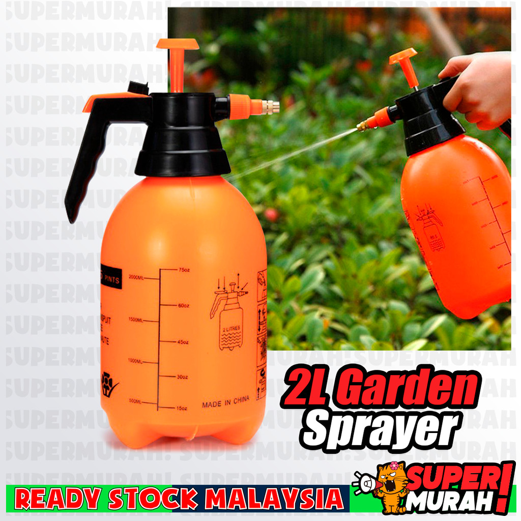 [Botol Penyembur Pam Racun] 2 Liter Multi-Purpose Pressure Hand Pump ...
