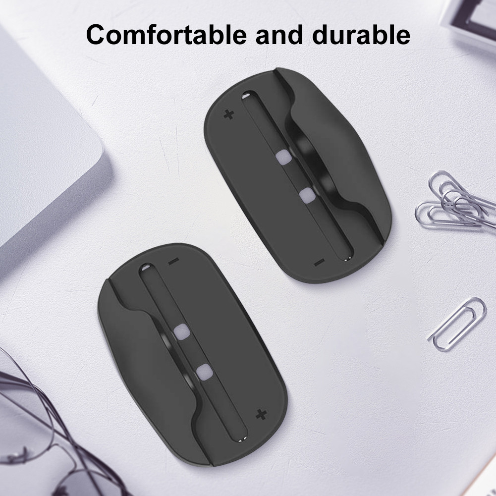 2PCS Mini Portable Mice Base Ergonomic Handheld Mouse Holder Left+Right ...