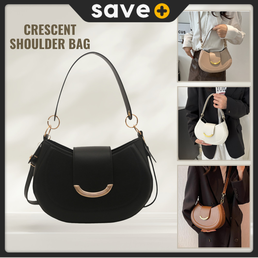 SAVE Crescent Shoulder Bag Korean Style Crossbody Women Bag Trendy ...