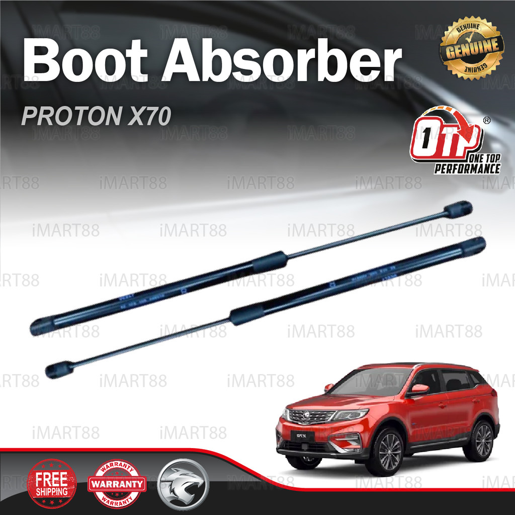 OTP Proton X70 Boot Absorber Front Rear Bonnet Damper Gas Spring Set ...