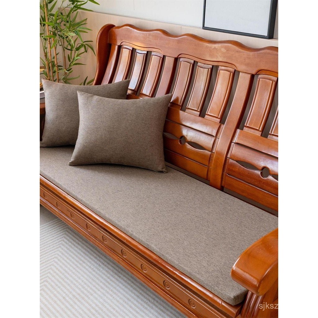 Kusyen Sepanjang Musim Gaya Lama Kusyen Tempat Duduk Kayu Pejal Sofa ...