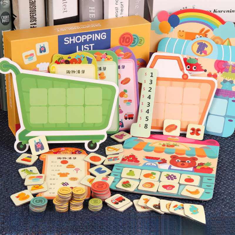 Shopping List Card Game Family Interactive Board Game for Kids ...