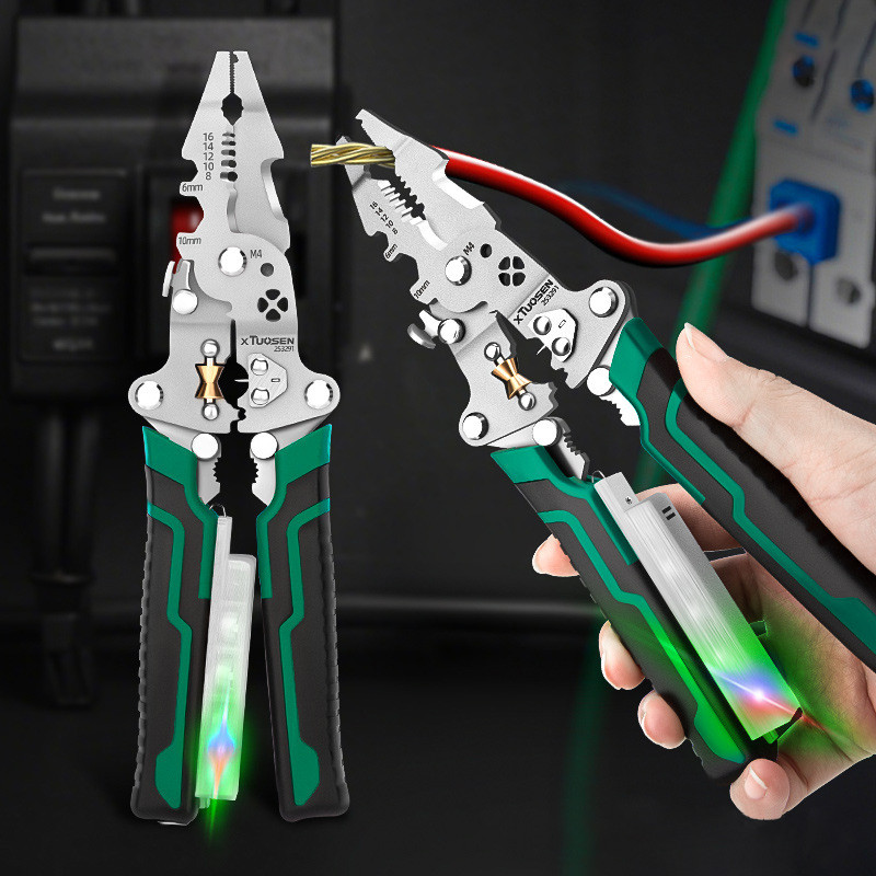 [woyao3] Foldable Wire Strippers With Electricity Measurement Function ...