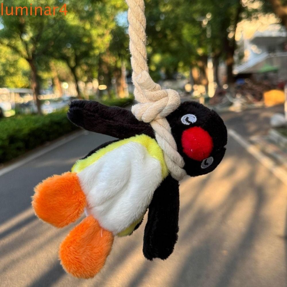 LUMINAR Pingu Doll Pendant, Cartoon Funny Pingu Plush Toy, Bag ...