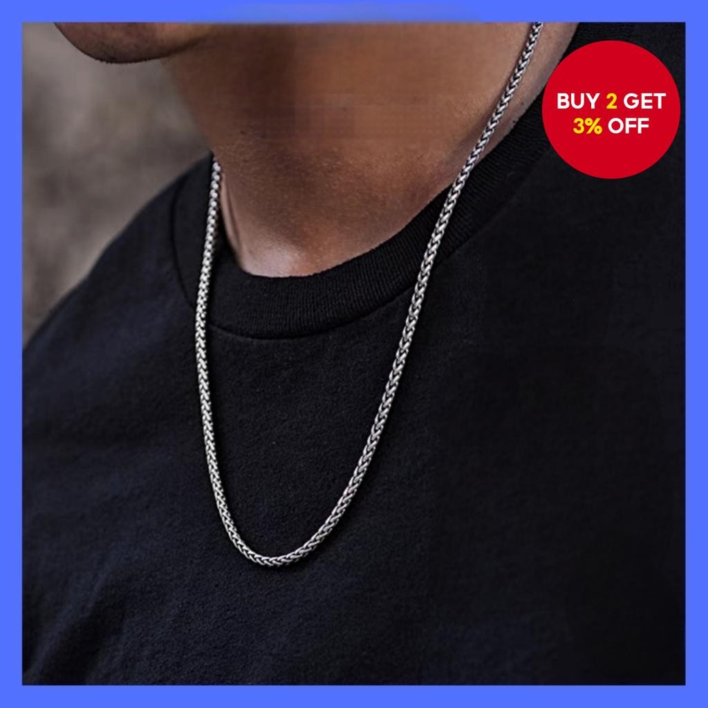 Dragon Bone Silver Stainless Steel Necklace - Stylish Chain for Men's ...