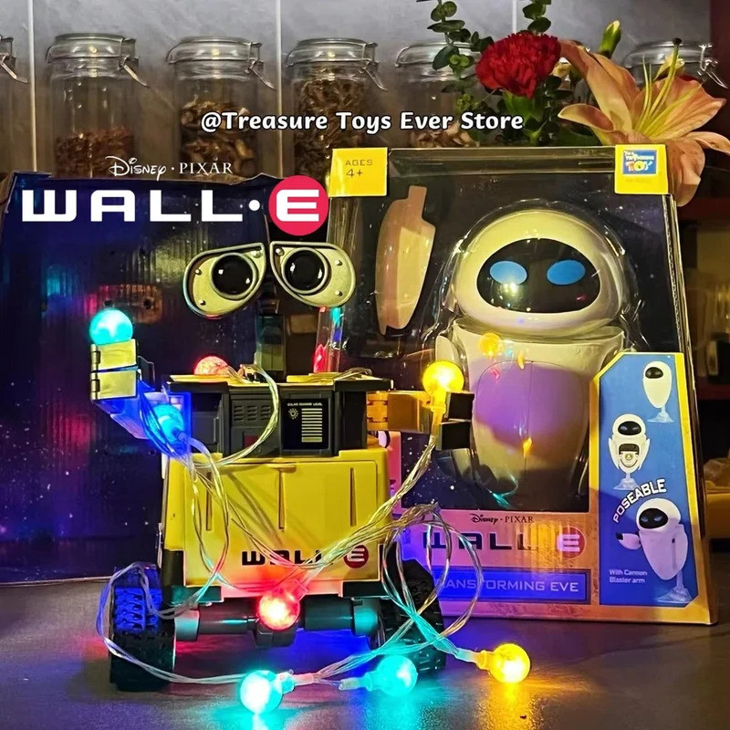 Disney Original Thinkway Toys Wall E Transformer EVE Robot Action ...