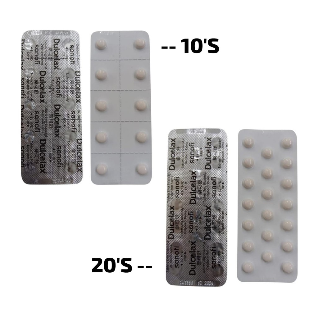 DULCOLAX TAB EFFECTIVE CONSTIPATION RELIEF IN 6 - 12 HOURS (EXP: 03/ ...