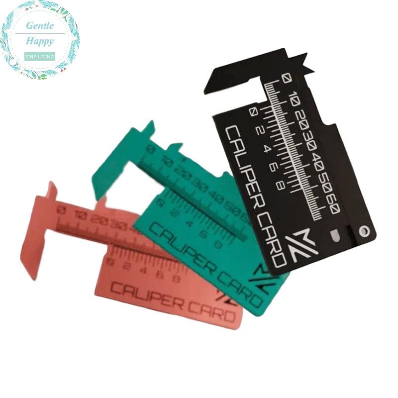 GentleHappy 3D Printed Caliper Card Mini Sliding Vernier Caliper Double ...