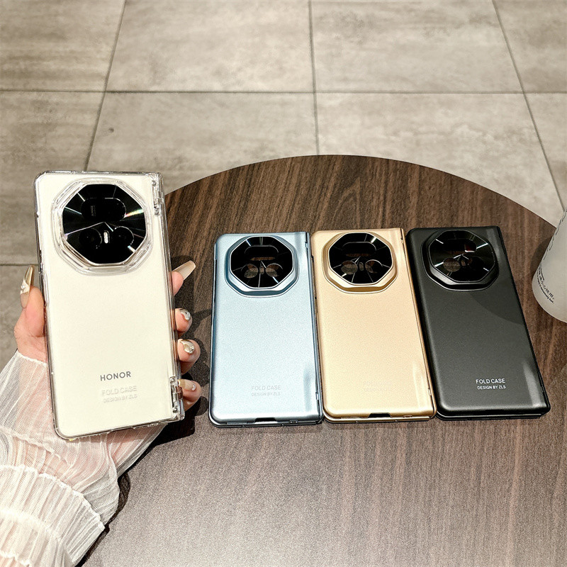 Glossy Anti-fingerprint for Honor Magic V5 Case Snap-On Transparent ...