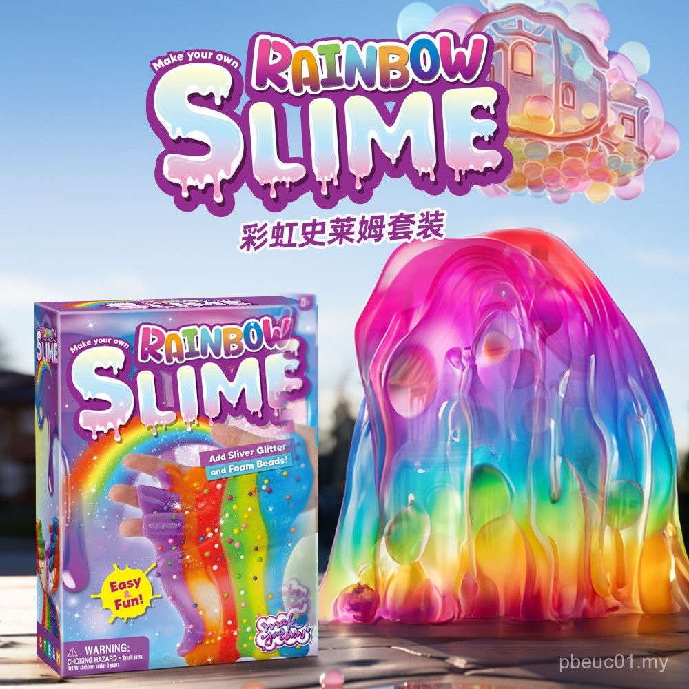 Slime Vent Rainbow Snot Mud Educational Toys Children DIY Handmade ...