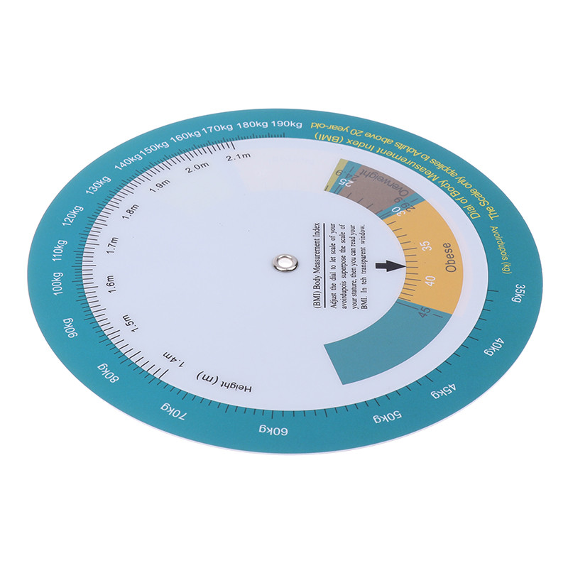 {hangmai} Big Size BMI Wheel, BMI Caculator, BMI Ruler Healthy Ruler ...