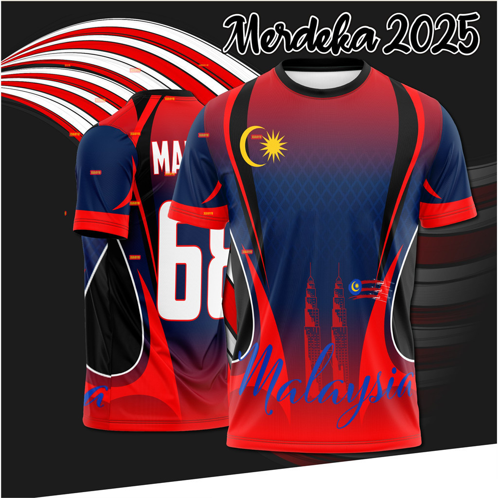 MALAYSIA MERDEKA 68 2025 SPECIAL DESIGN Baju Merdeka Budak Edition T ...