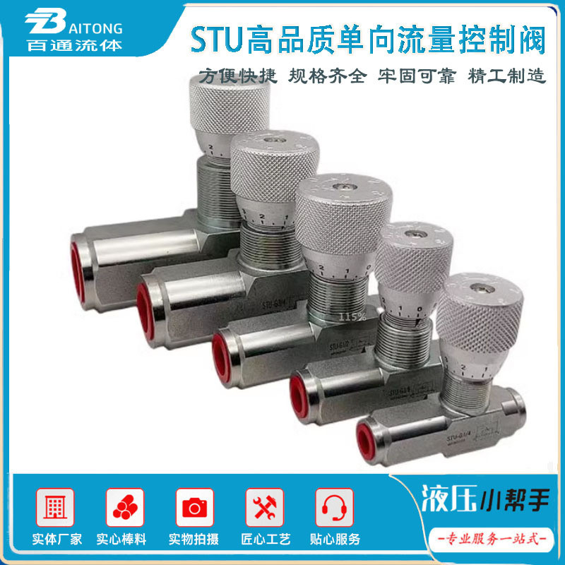 Injap Pendikit Paip STB-G3/4 STU-G3/8 1/2 1/4 Injap Kawalan Aliran Arah ...
