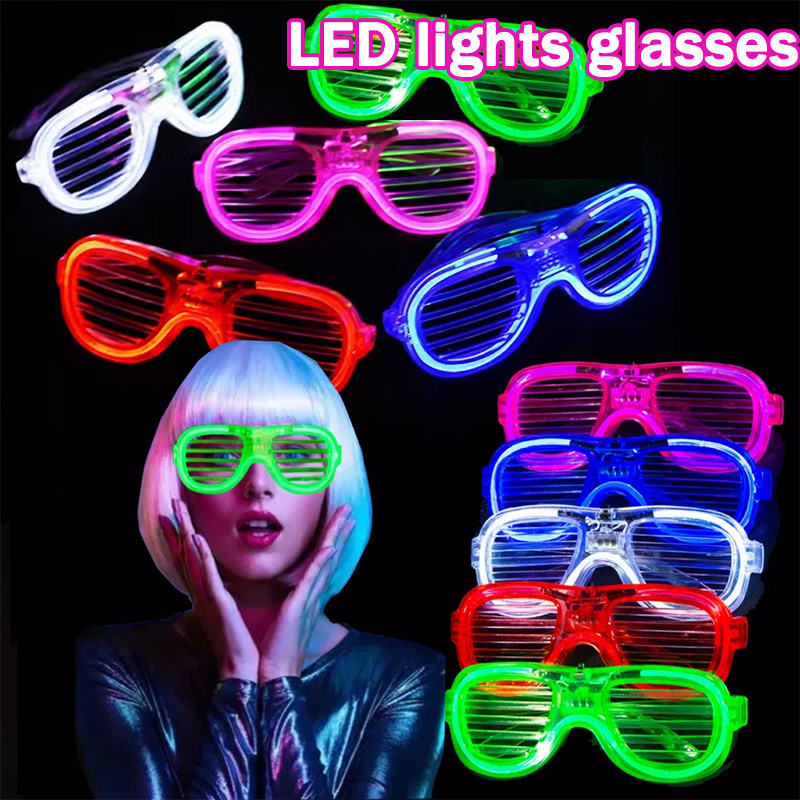 Affordable prices Party LED Light Glasses Flash Rave Luminous Christmas ...