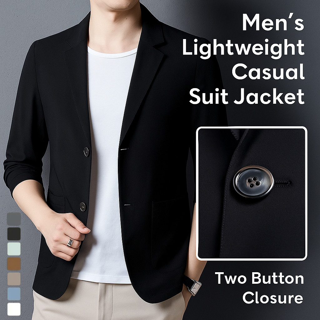 【Anti Kedut Blazer】Blazer Men Leisure + Business M-5XL免烫抗皱 Men's ...