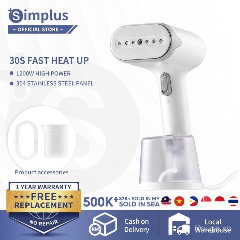 Simplus Handheld Garment Steamer Iron Portable 1200W 7-Hole Nozzles ...