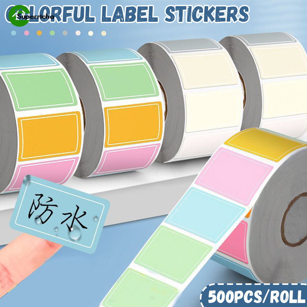 Handwritten Name Tag Index Stickers - Rectangle Blank Sticker ...