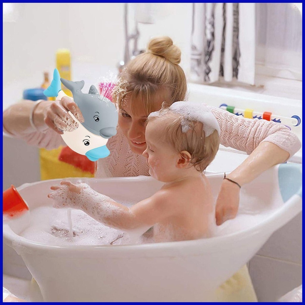 Dolphin Bath Toy Dolphin Sprinkler Bathtub Toys Novelty Cute Musical ...