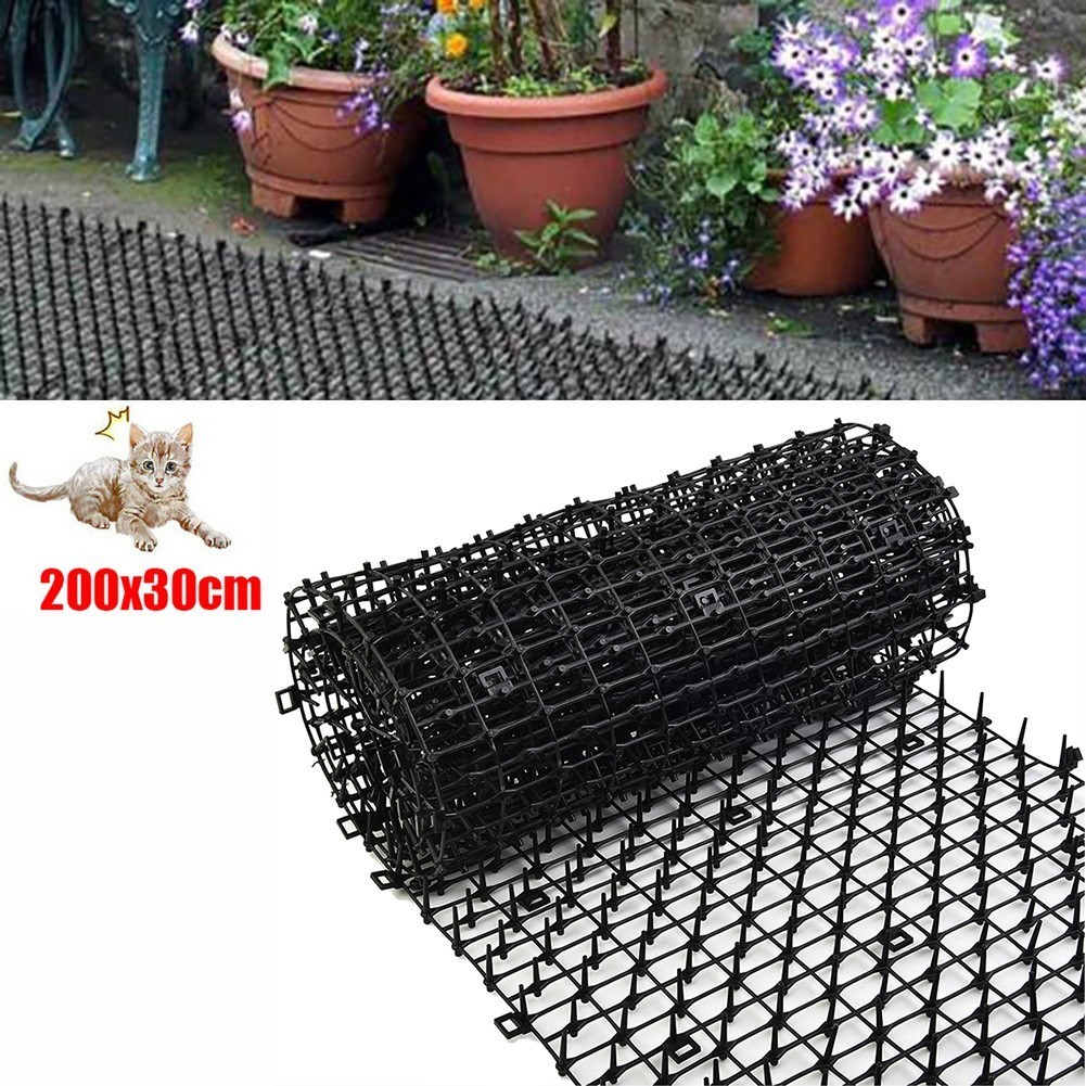 NEW>>1x 2M Pest Dog/Cat Scat Mat Animal Deterrent Repellent Plastic ...